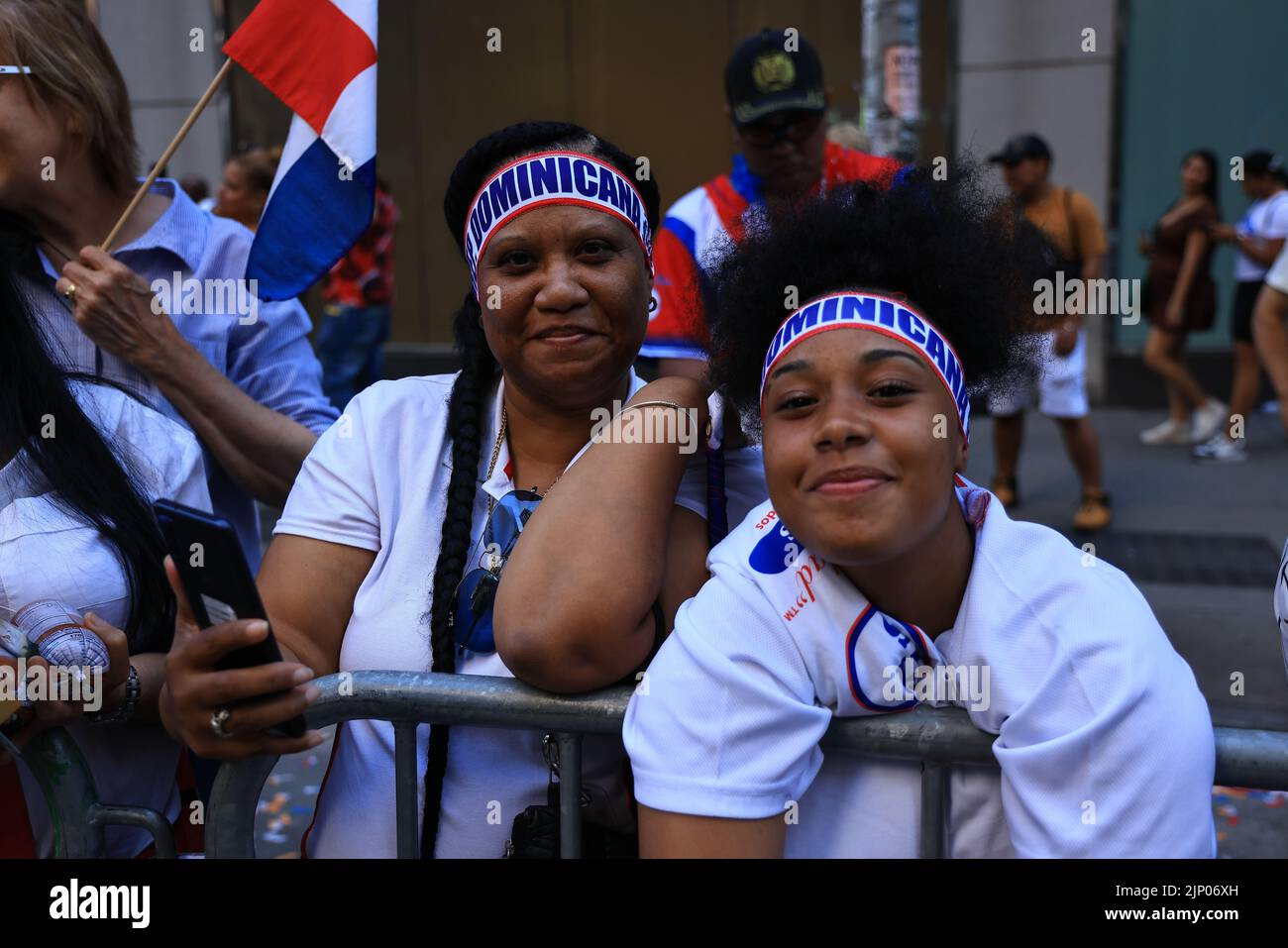 NEW YORK, NEW YORK/USA - AUGUST 14, 2022: Dominican New Yorkers come ...