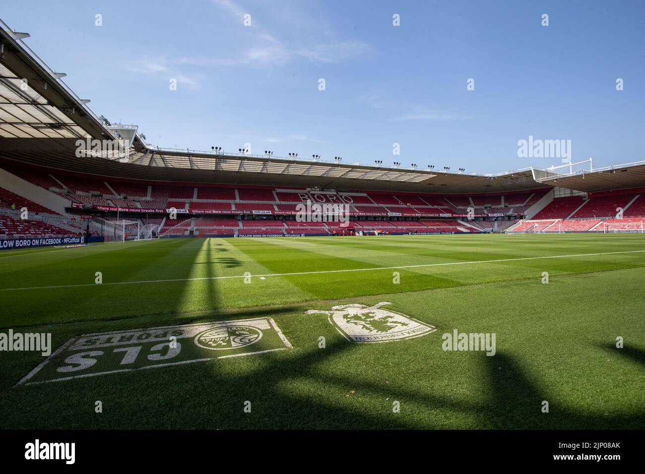 General view inside The Riverside Stadium Stock Photo - Alamy