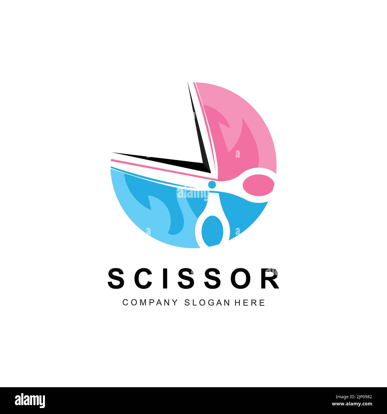 Scissors house Stock Vector Images - Alamy