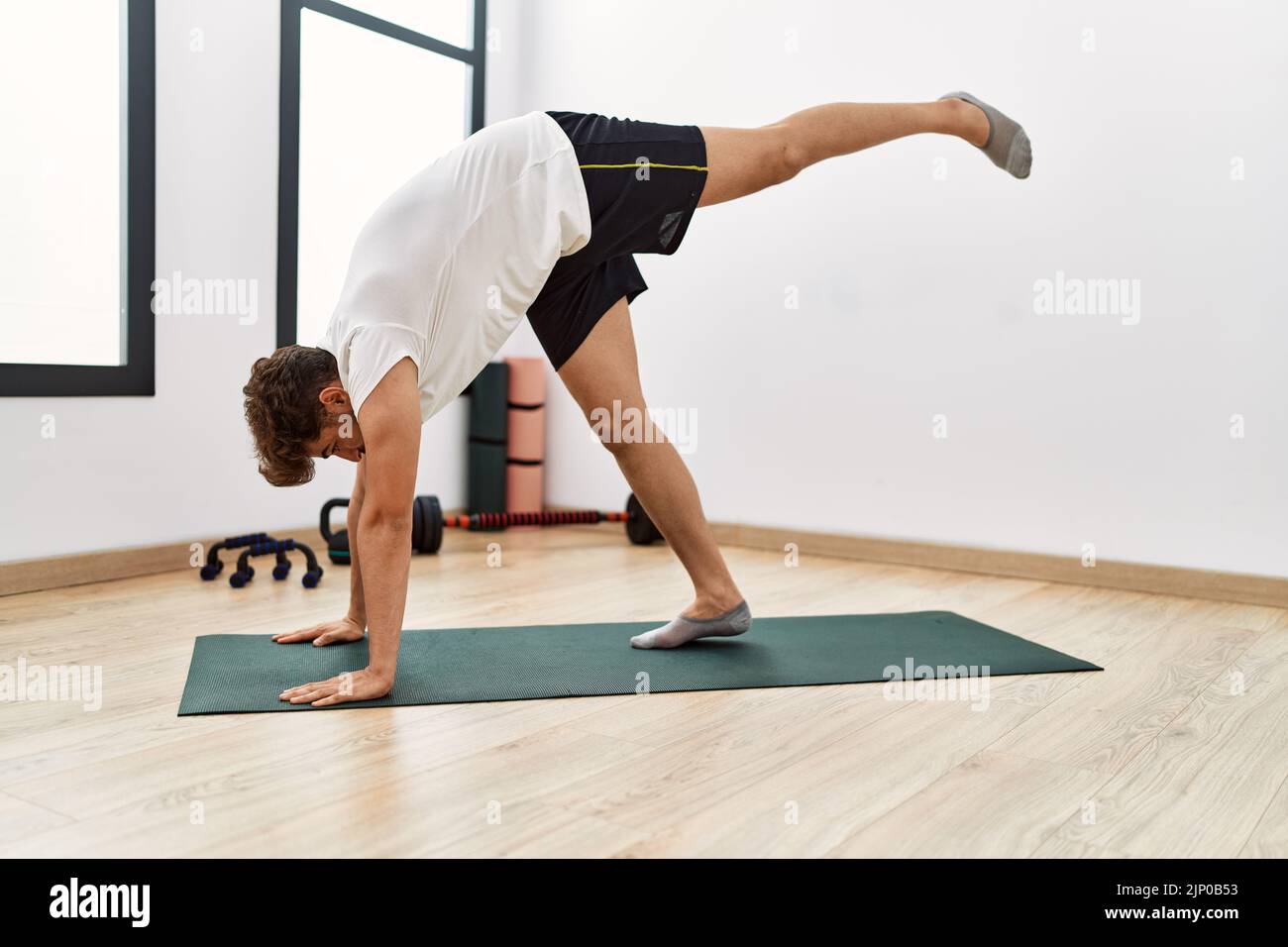 Young arabian sportsman looking hi-res stock photography and images - Alamy
