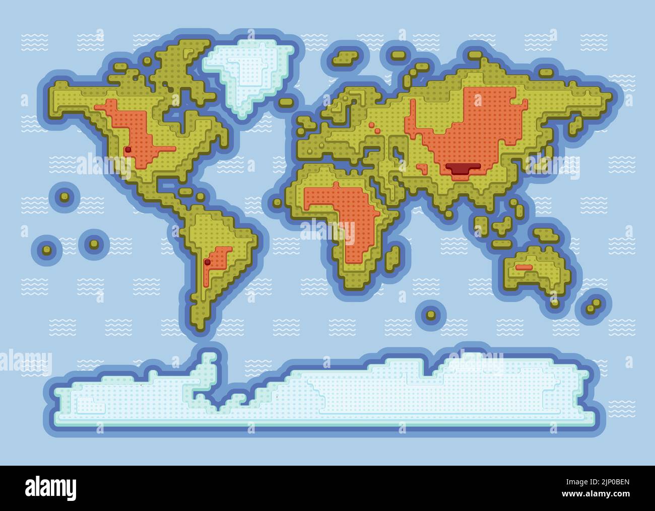 Game vector cartoon world gaming map Stock Vector Image & Art - Alamy