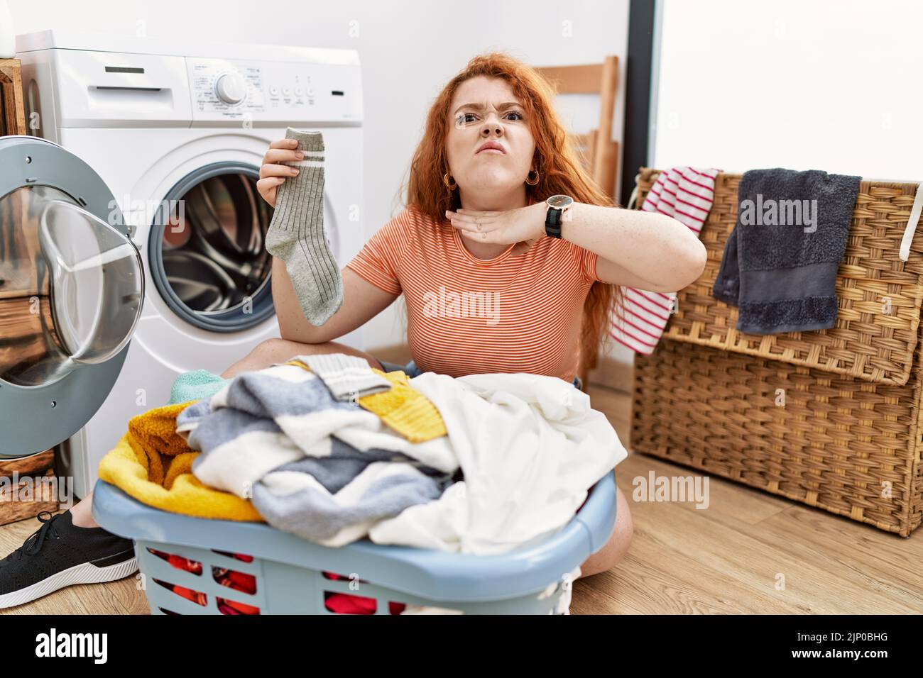 Domestic violence woman neck hi-res stock photography and images - Alamy