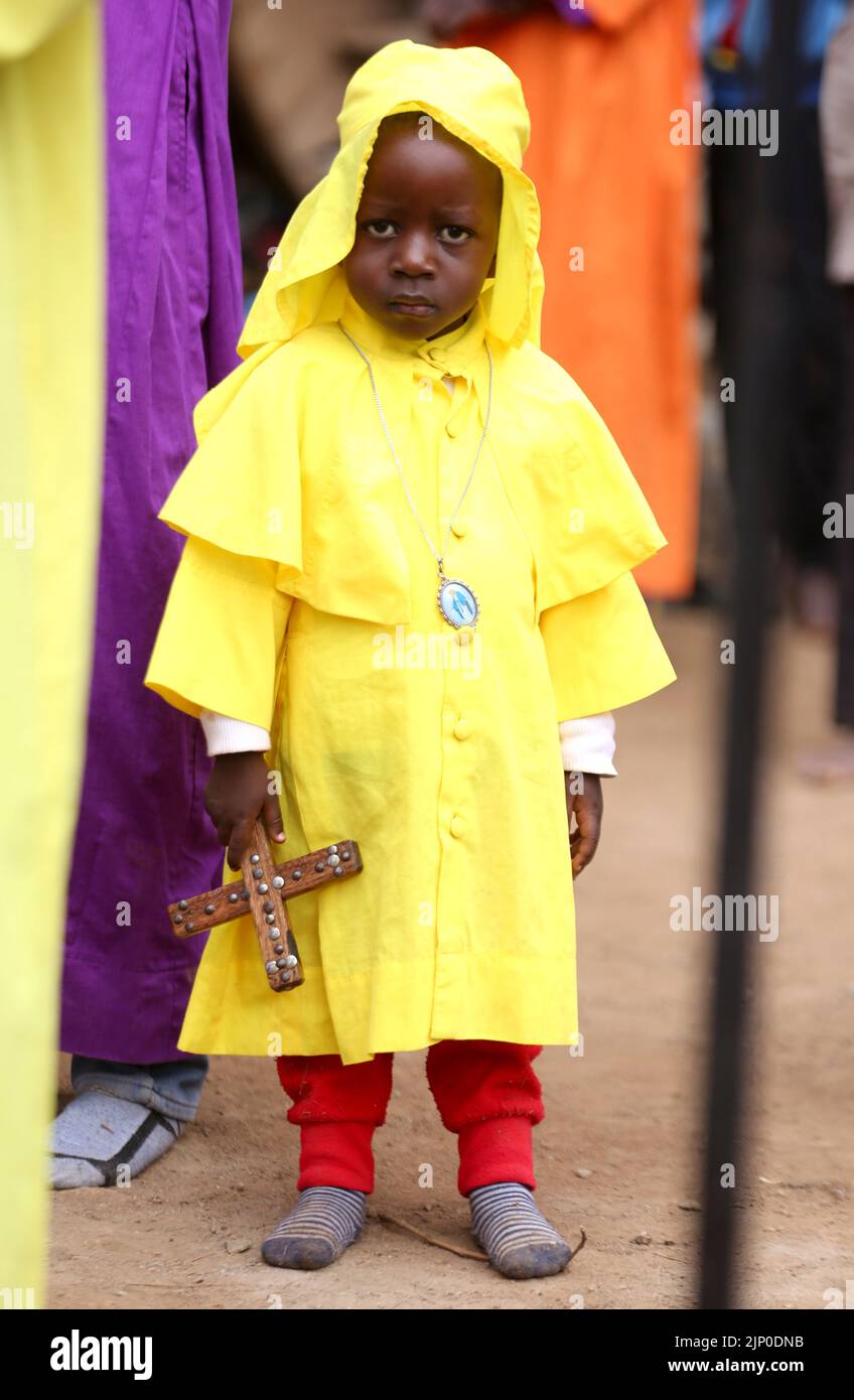 Nairobi, Kenya. 14th Aug, 2022. Faithful of Legio Maria, an African ...