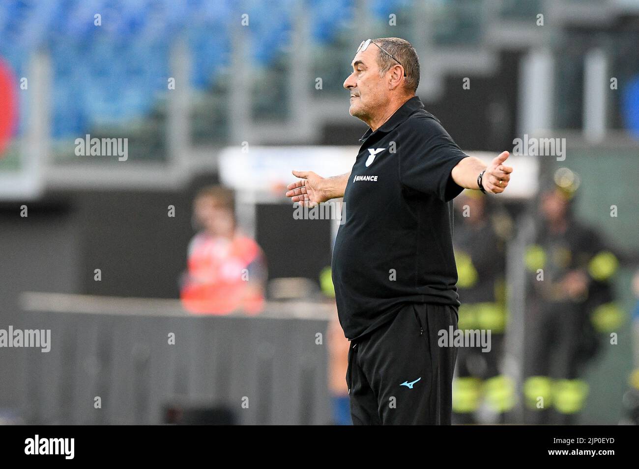 Maurizio Sarri coach of SS Lazio during football Serie A Match, Stadio ...
