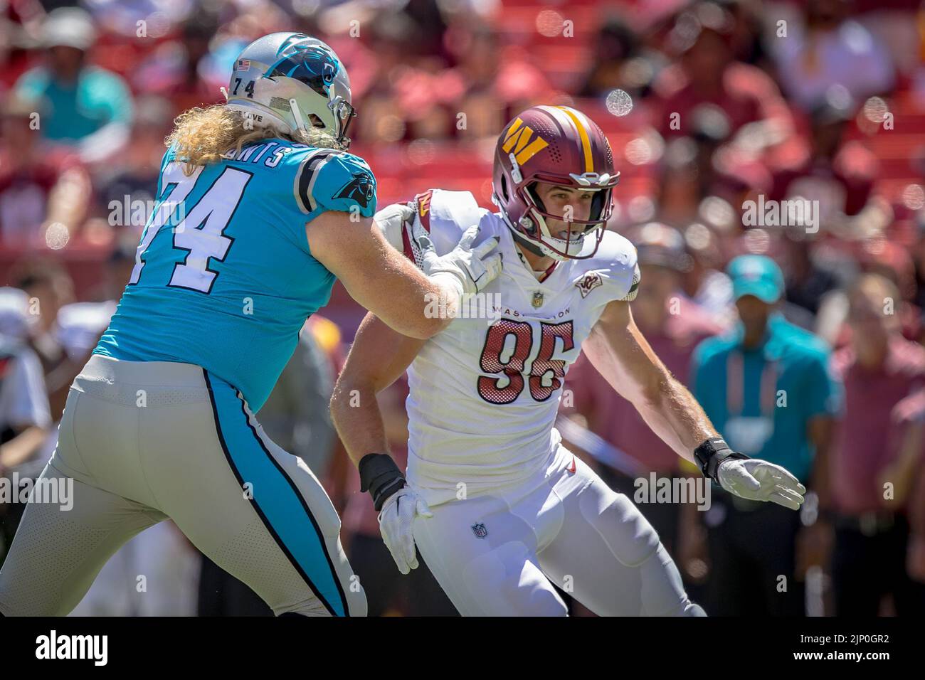 August 13, 2022 : Washington Commanders defensive end Casey Toohill (95 ...