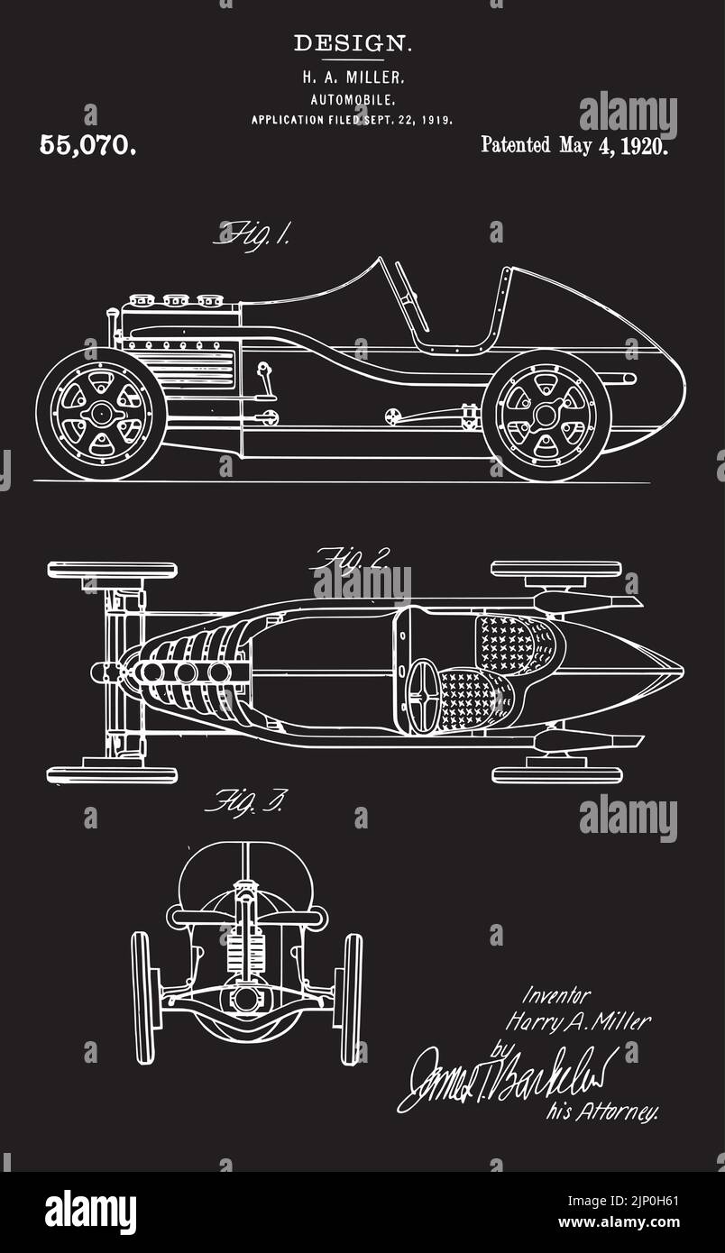 Vintage indy car Stock Vector Images - Alamy