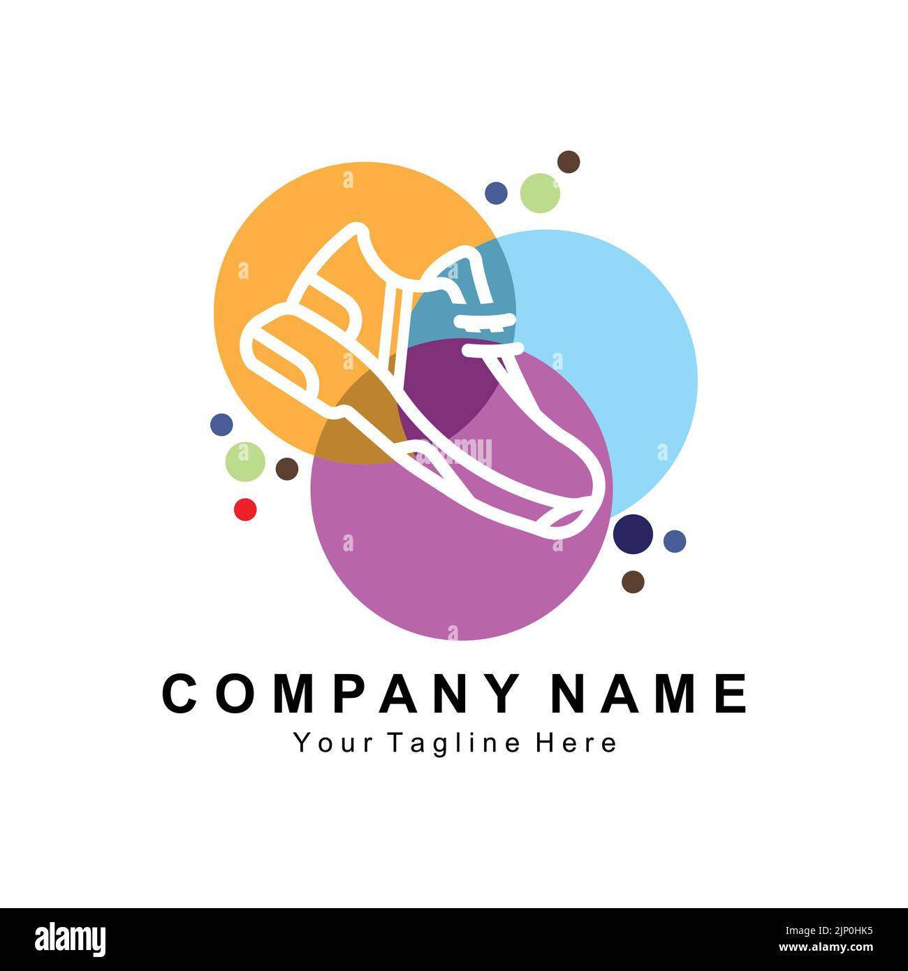 Shoes company logo Stock Vector Images - Alamy