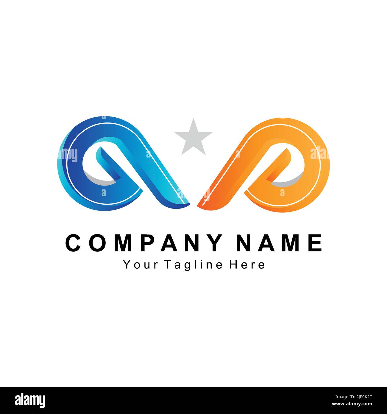 Golden colored infinity symbol hi-res stock photography and images - Alamy