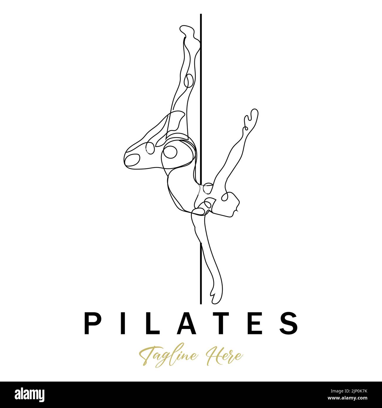 Fitness a logo Stock Vector Images - Alamy