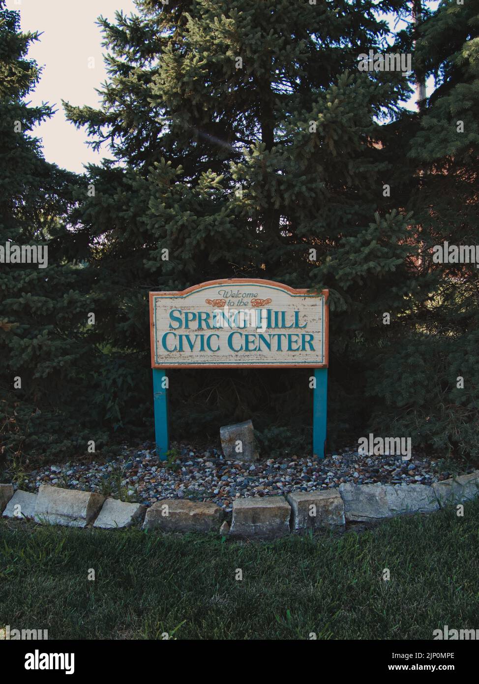 Spring Hill Kansas Civic Center and city administration Stock Photo - Alamy