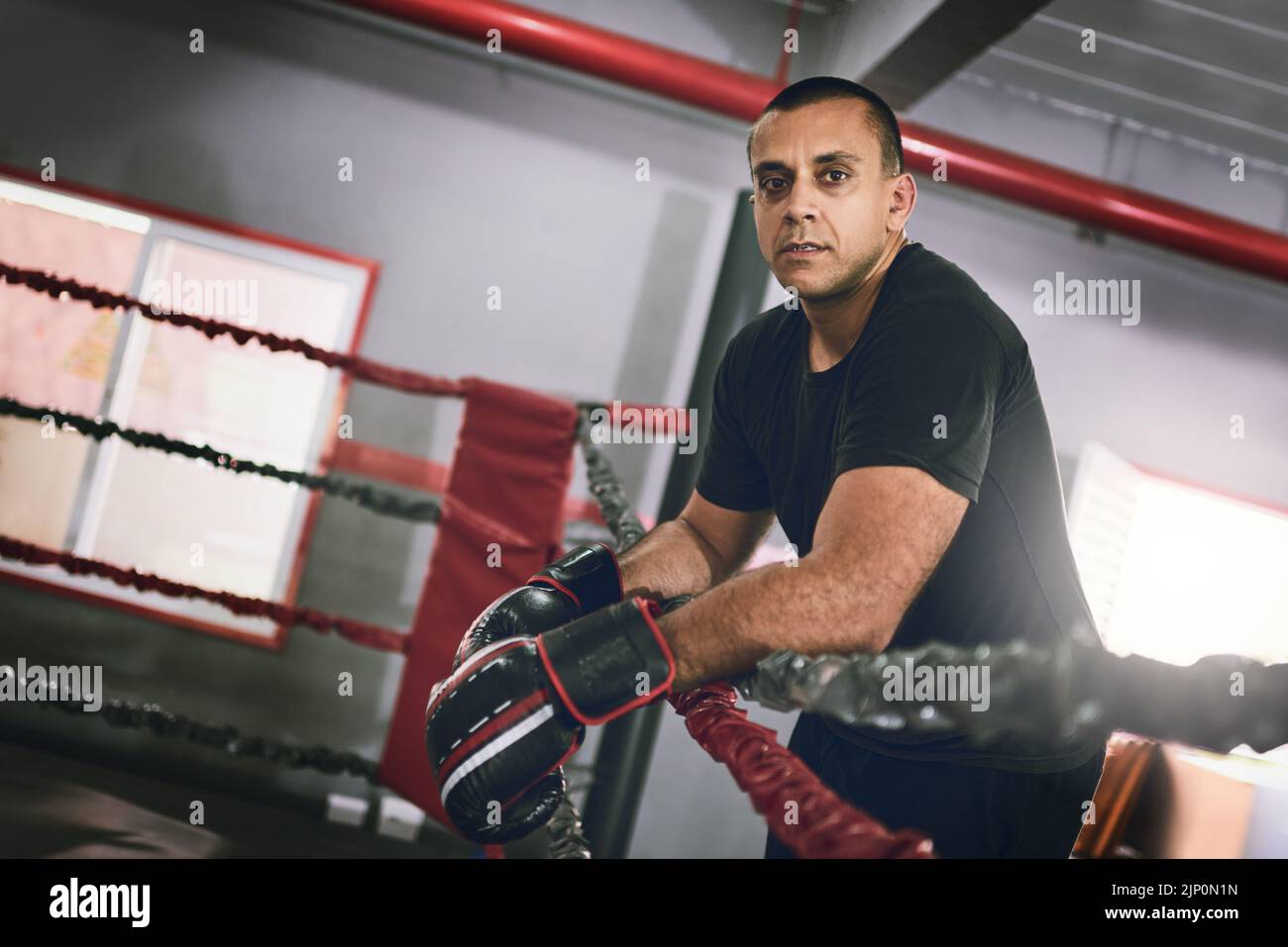 Boxing ring ropes hi-res stock photography and images - Alamy