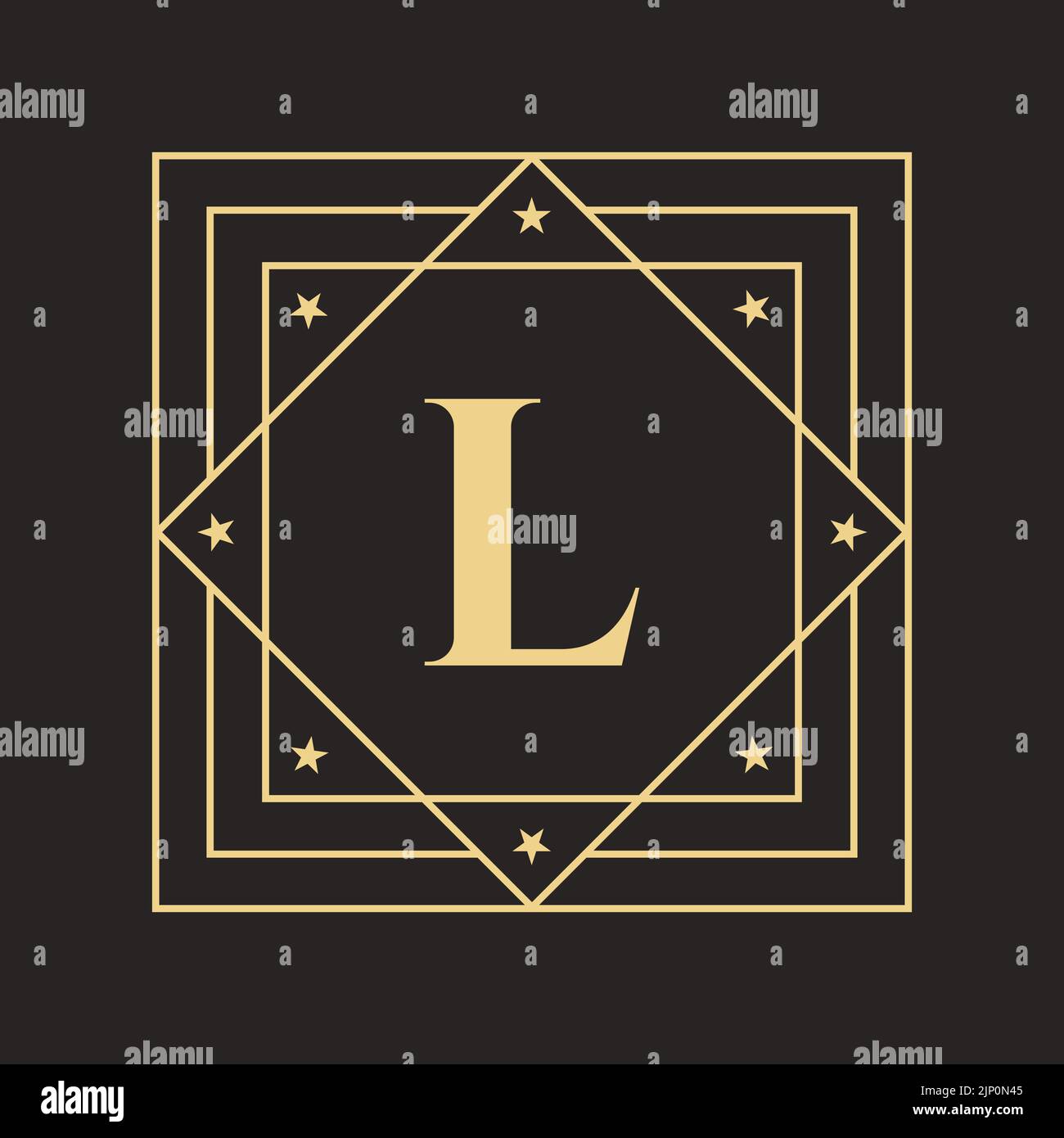 Creative Letter L Logo with Elegant and Stylish Luxury Concept. Initial ...