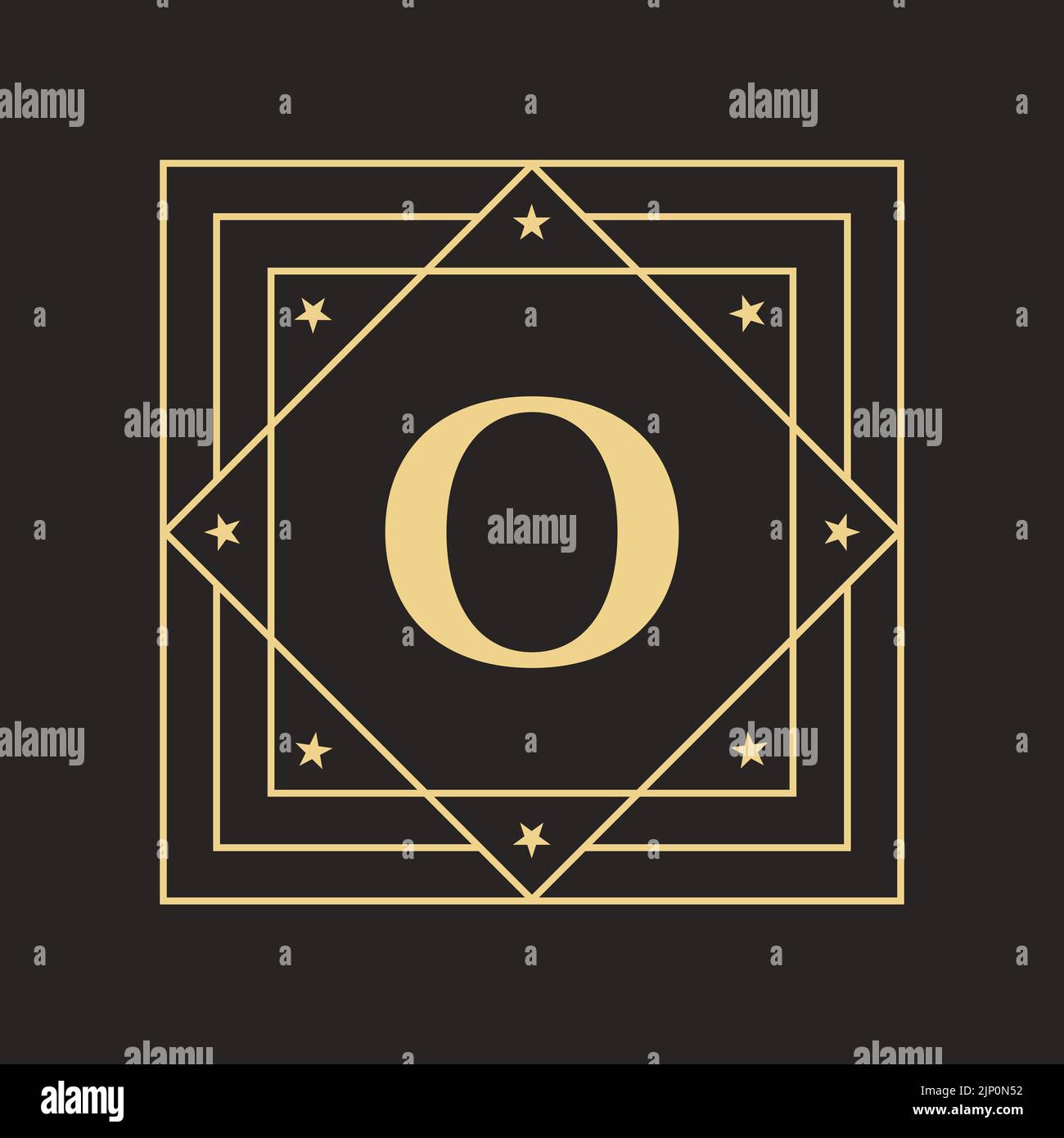 Creative Letter O Logo with Elegant and Stylish Luxury Concept. Initial ...