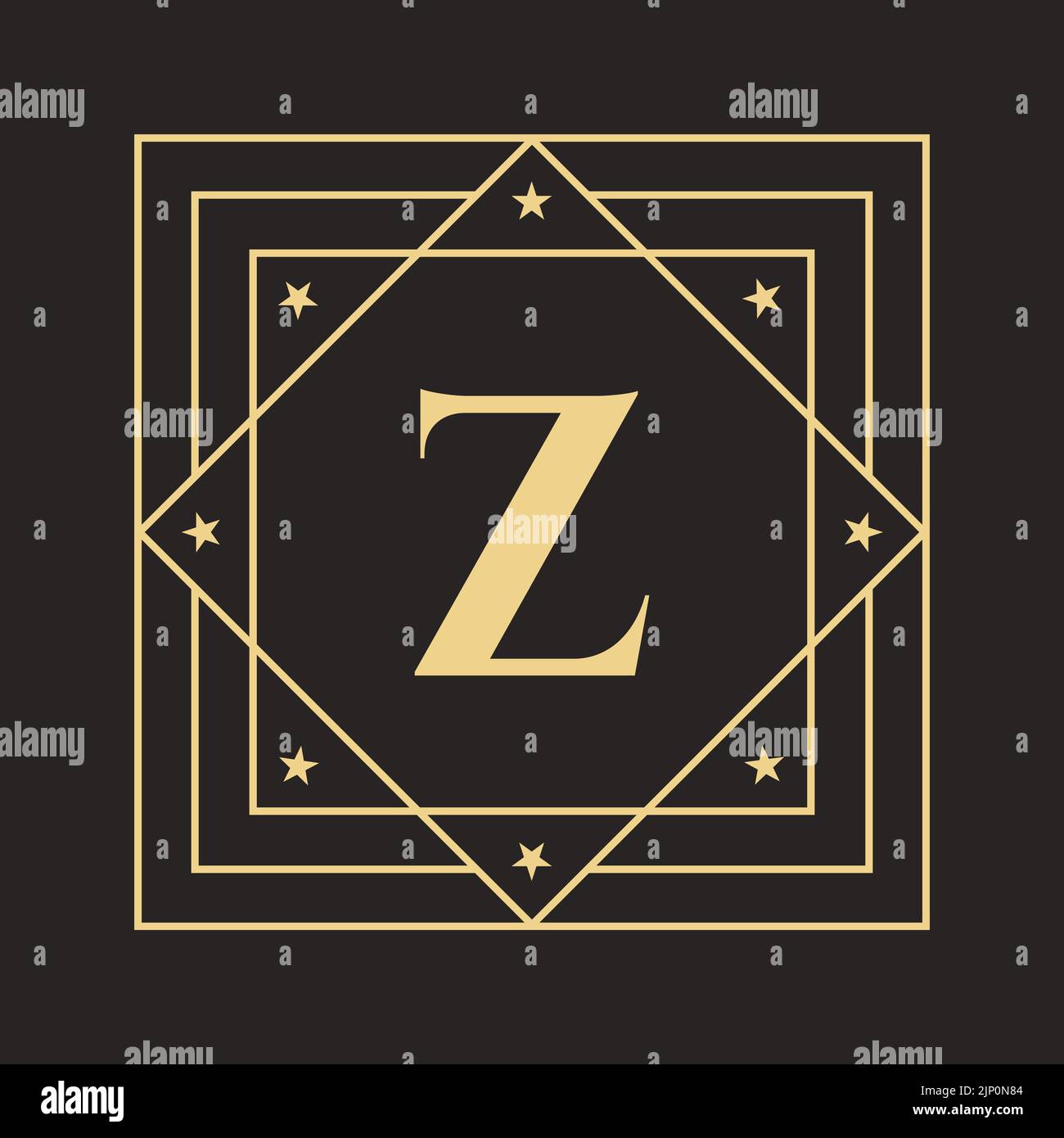 Creative Letter Z Logo with Elegant and Stylish Luxury Concept. Initial ...