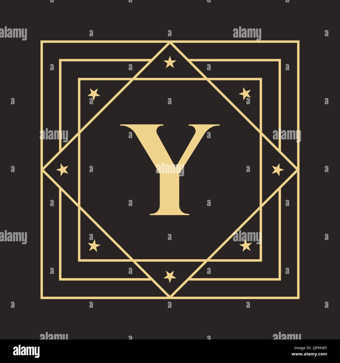 Creative Letter Y Logo with Elegant and Stylish Luxury Concept. Initial ...