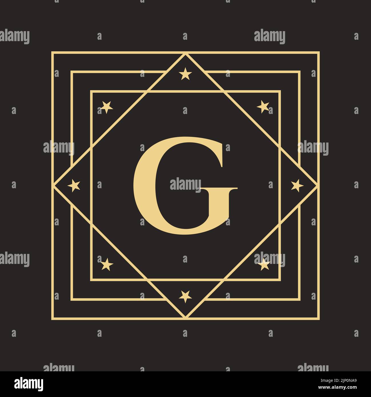 Creative Letter G Logo with Elegant and Stylish Luxury Concept. Initial ...