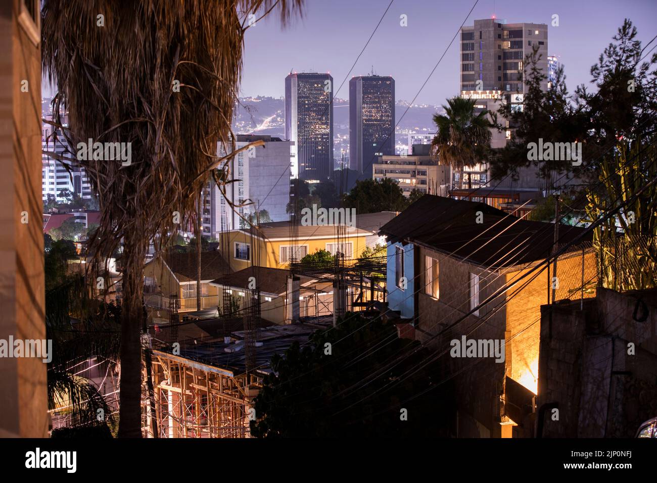 Tijuana downtown night hi-res stock photography and images - Alamy