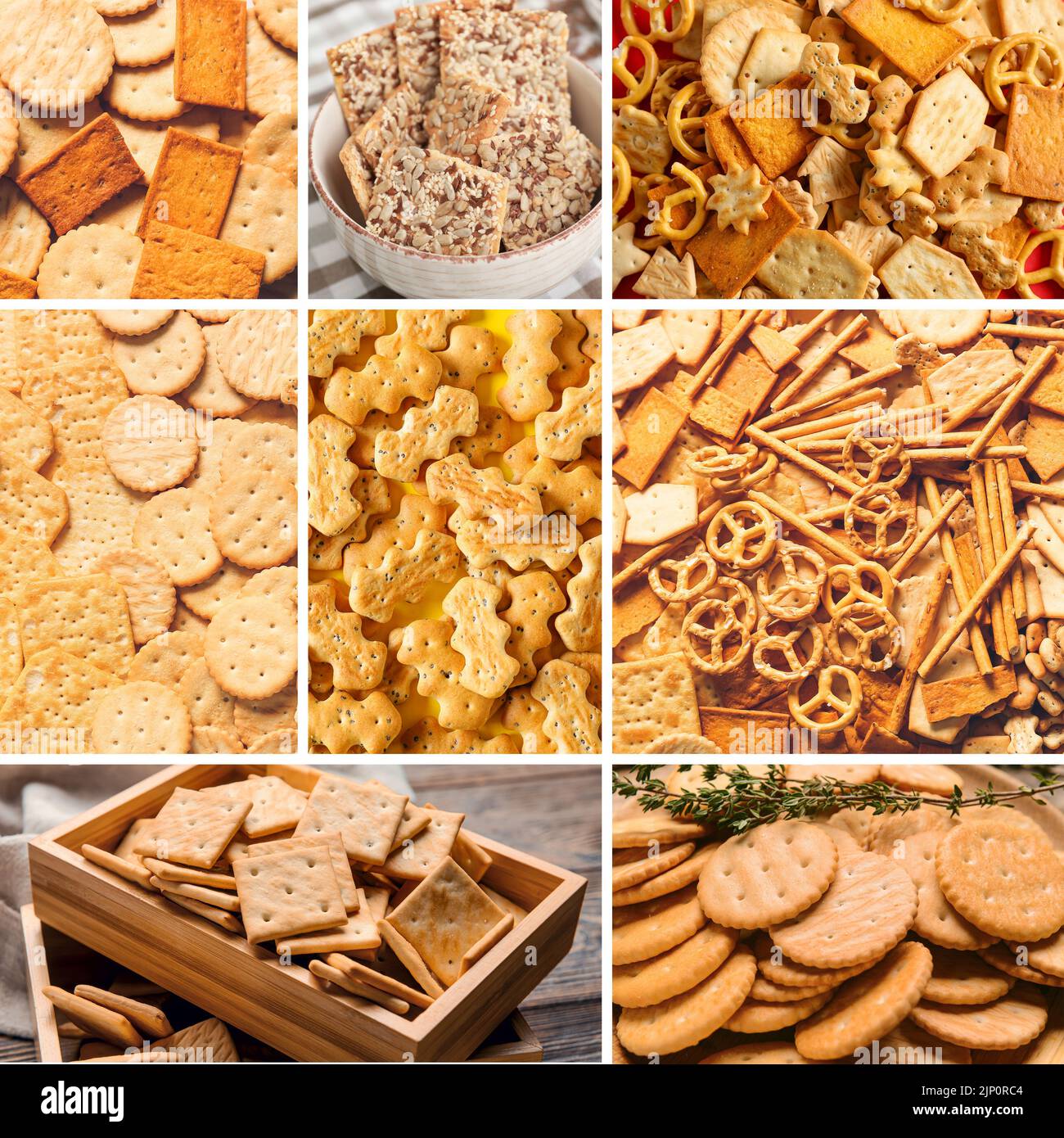 Collage with many different sweet cookies Stock Photo - Alamy