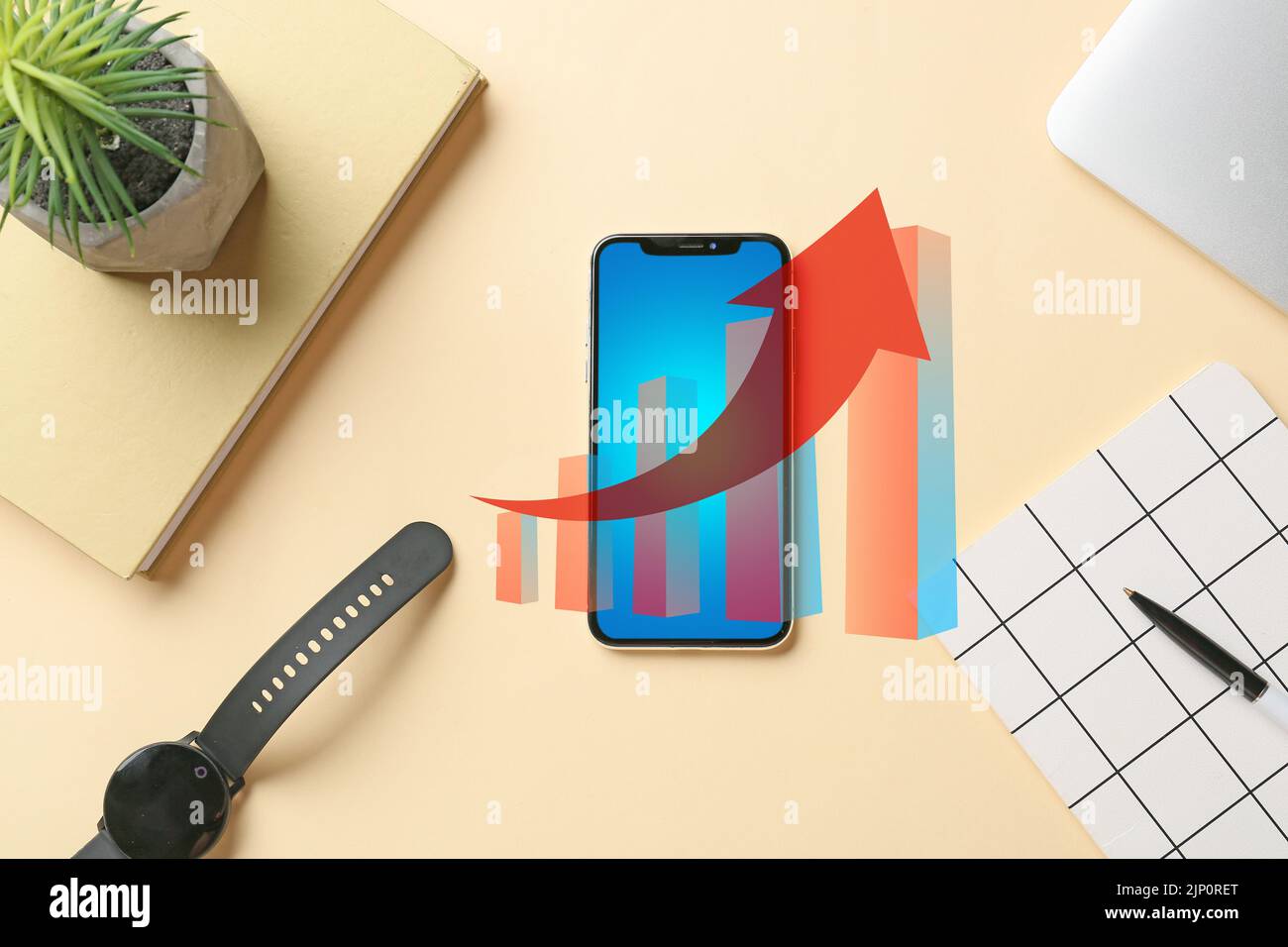 Target smartphone idea strategy hi-res stock photography and images - Alamy