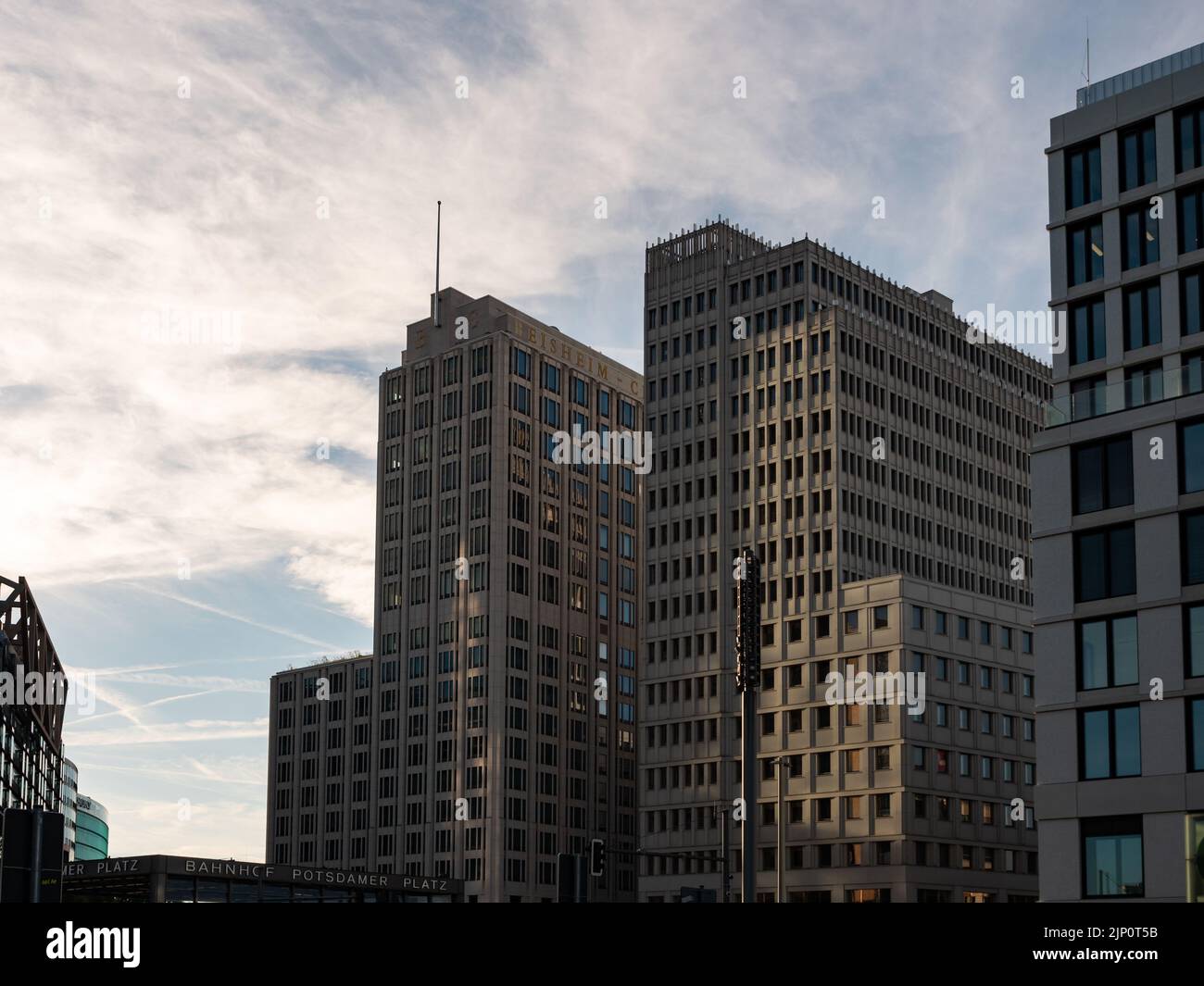 Delbrück skyscraper building at the Potsdamer Platz in the city. The ...