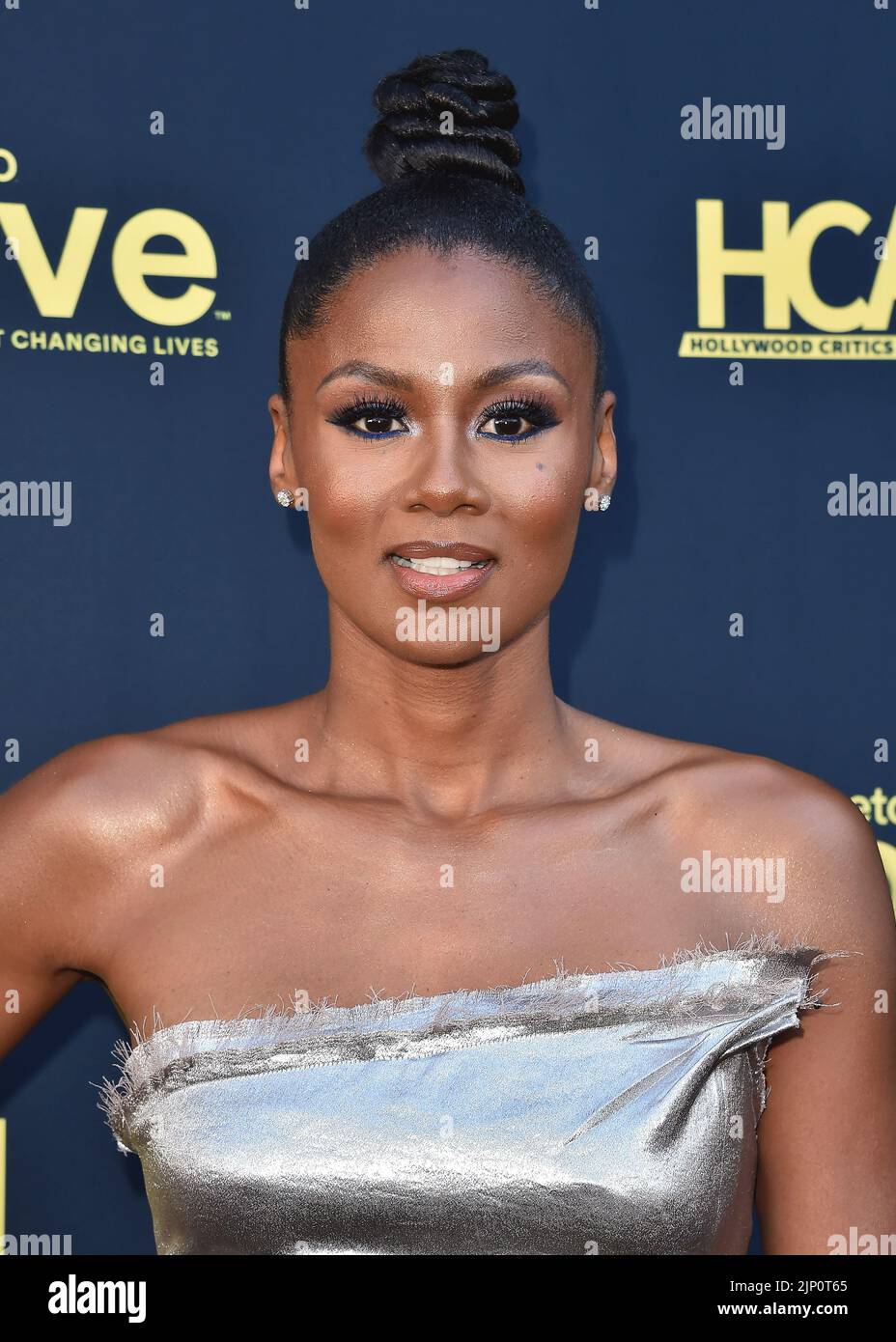 Emayatzy Corinealdi walking on the red carpet at the The 2nd Annual HCA ...