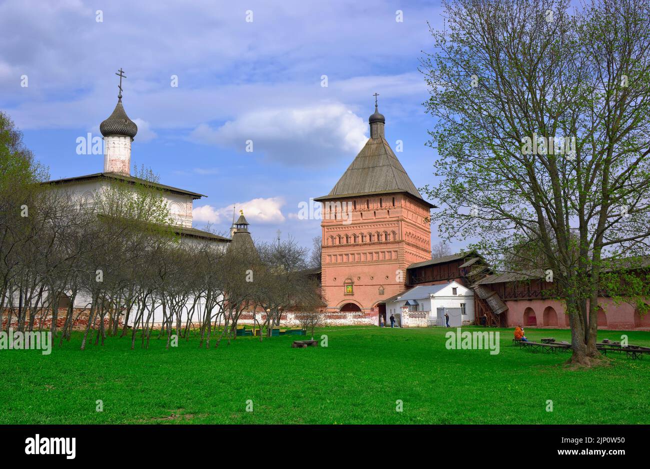 Suzdal, Russia, 05.08.2022. The Male Spaso-Evfimiev Monastery. The ...