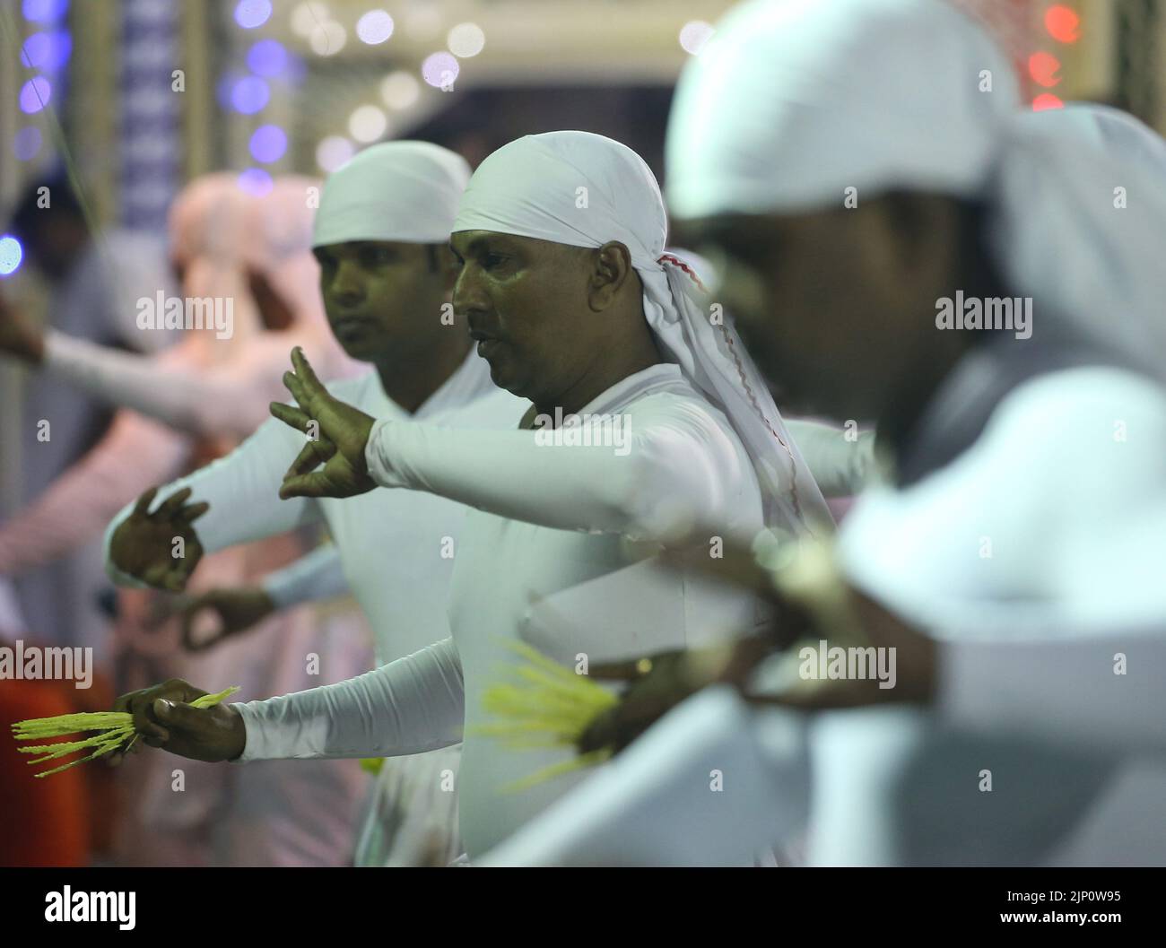Colombo, Sri Lanka. 13th Aug, 2022. Sri Lankan traditional dancers ...