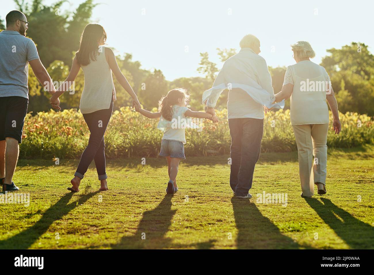 Person going for a walk park hi-res stock photography and images - Alamy