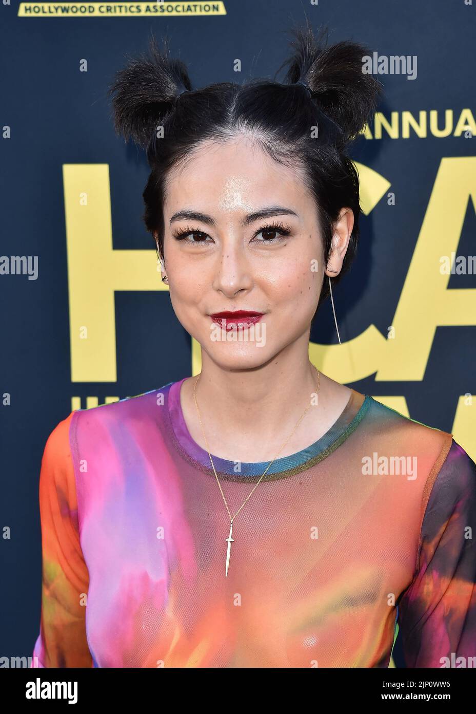 Beverly Hills, USA. 14th Aug, 2022. Katy Nishimoto walking on the red ...