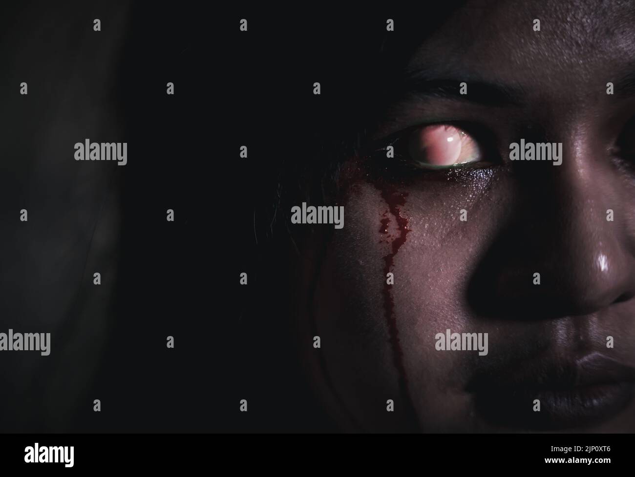 Vampire Crying Blood