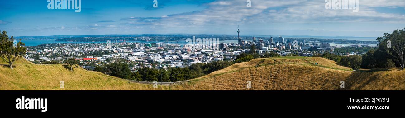 Panorama of Auckland capital of New Zealand Stock Photo - Alamy
