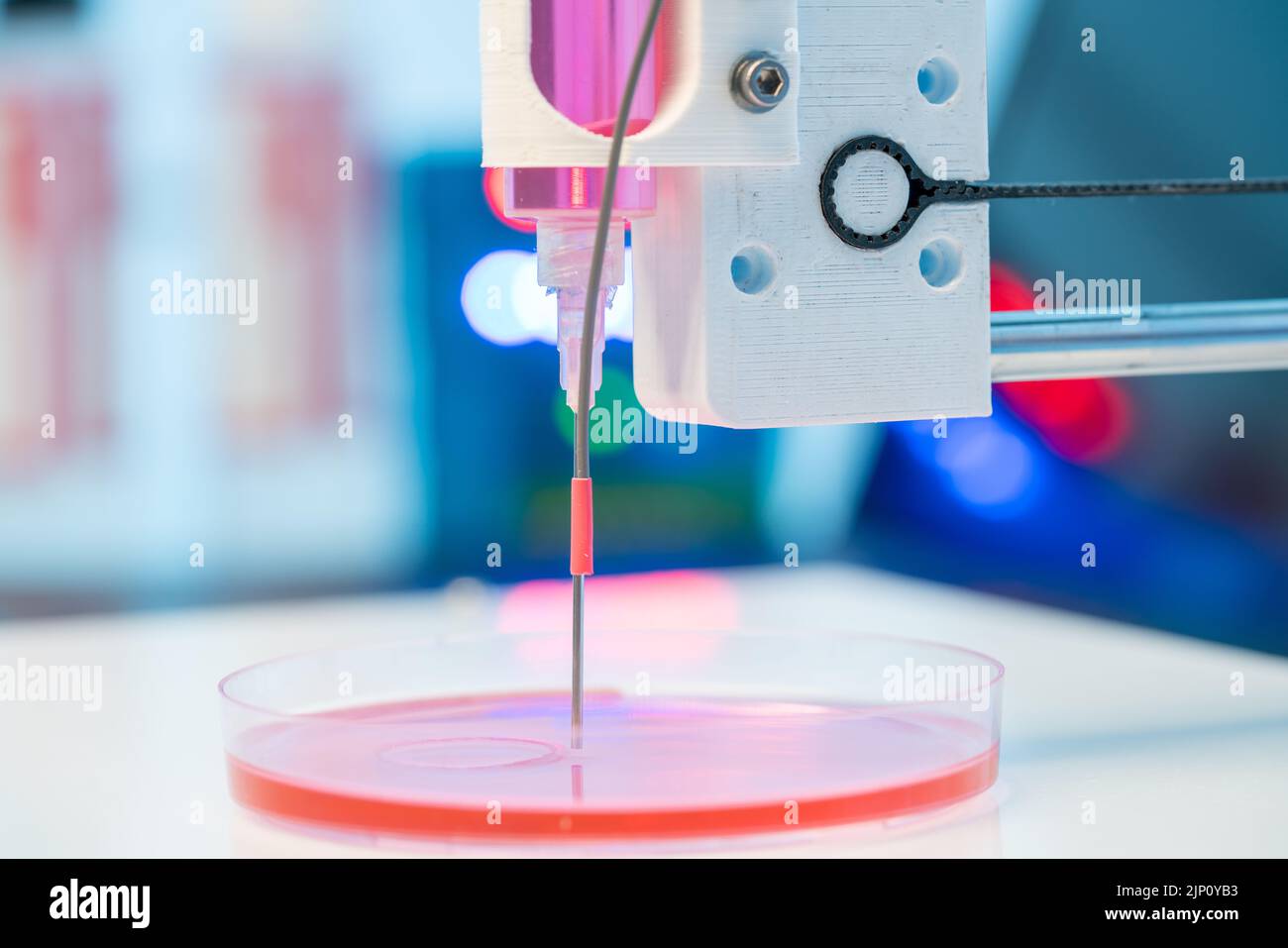 Equipment for genetic research. Medicine PCR robotics. DNA diagnostics ...