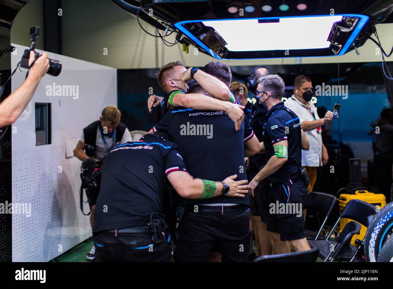 Celebration world champions Mercedes-EQ during the 2022 Seoul ePrix ...
