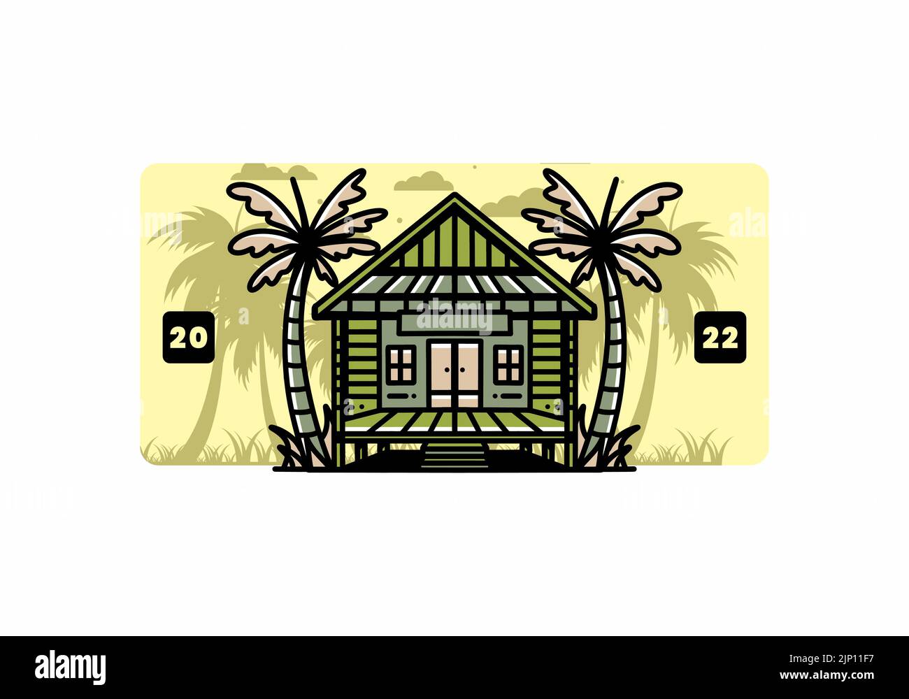 Grass on beach blue Cut Out Stock Images & Pictures - Alamy