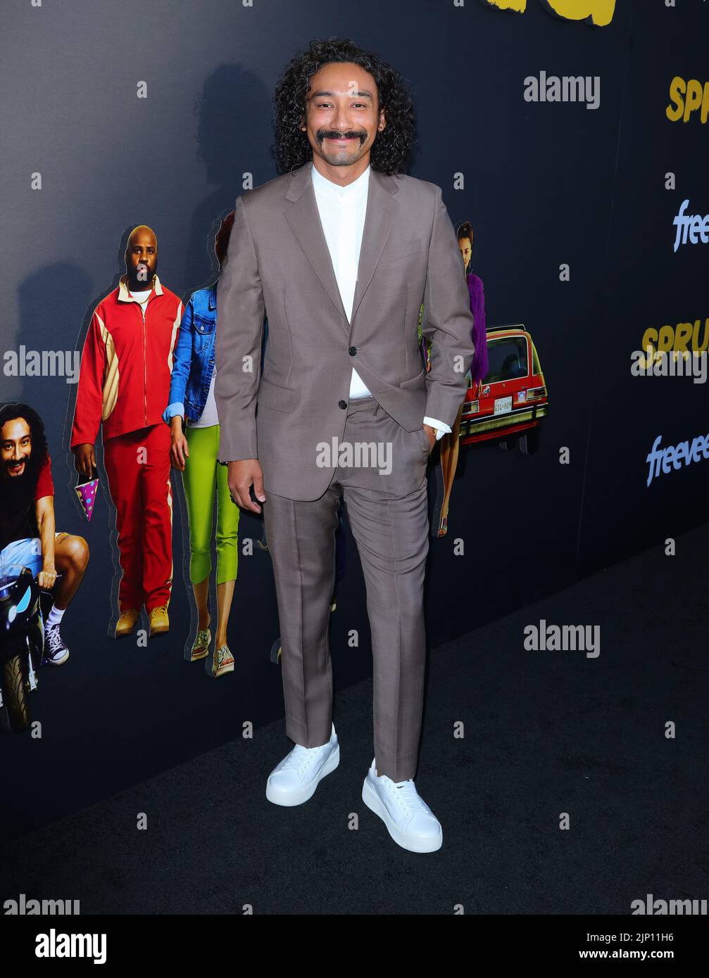 Phillip Garcia arrives at The Red Carpet Premiere of Amazon SPRUNG held ...