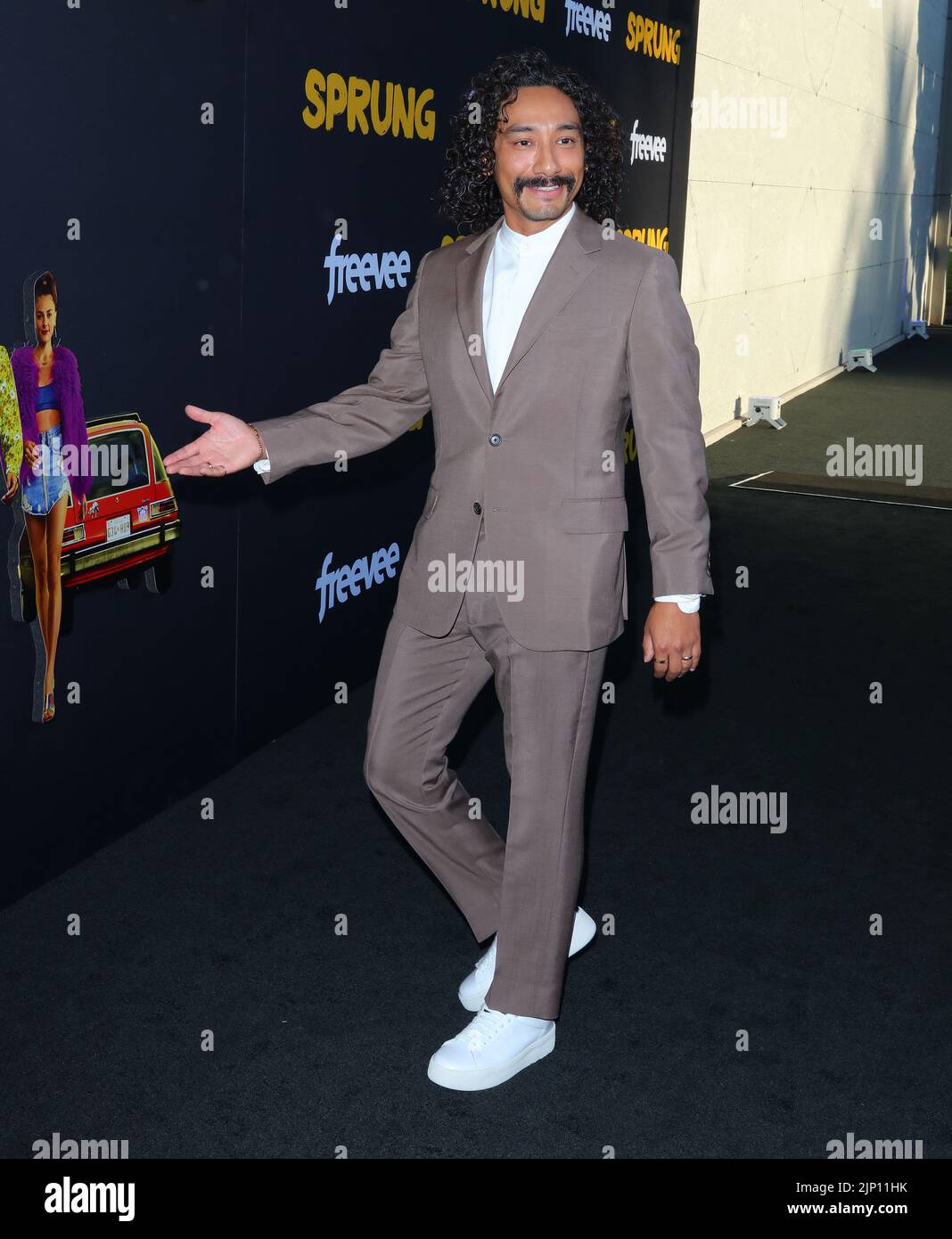 Phillip Garcia arrives at The Red Carpet Premiere of Amazon SPRUNG held ...