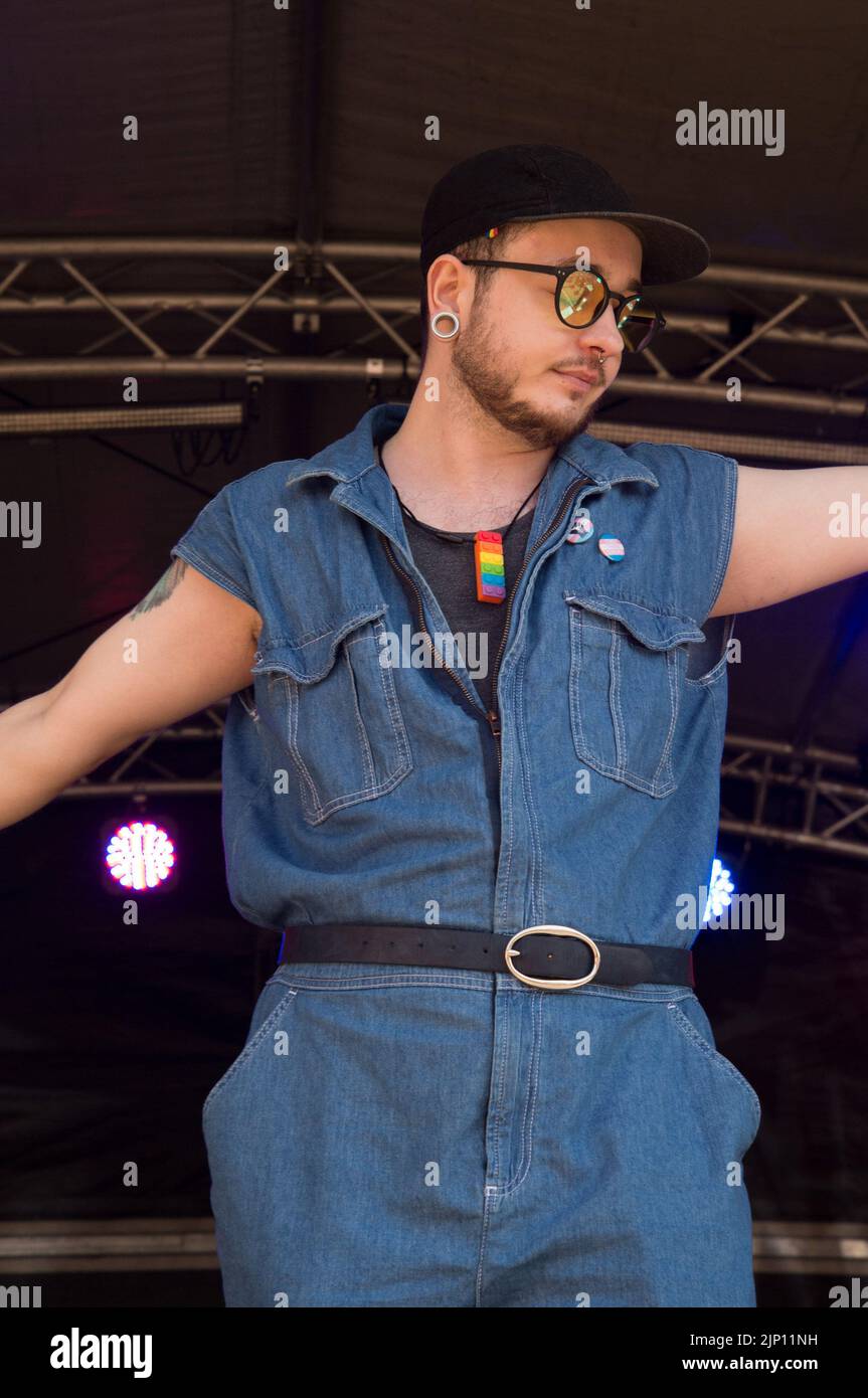 Non Exclusive: Artists perform for Chester Pride 10th Anniversary Stock ...