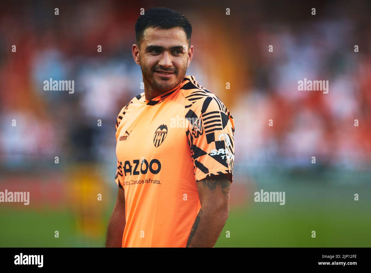 Maxi Gomez of Valencia CF Stock Photo - Alamy