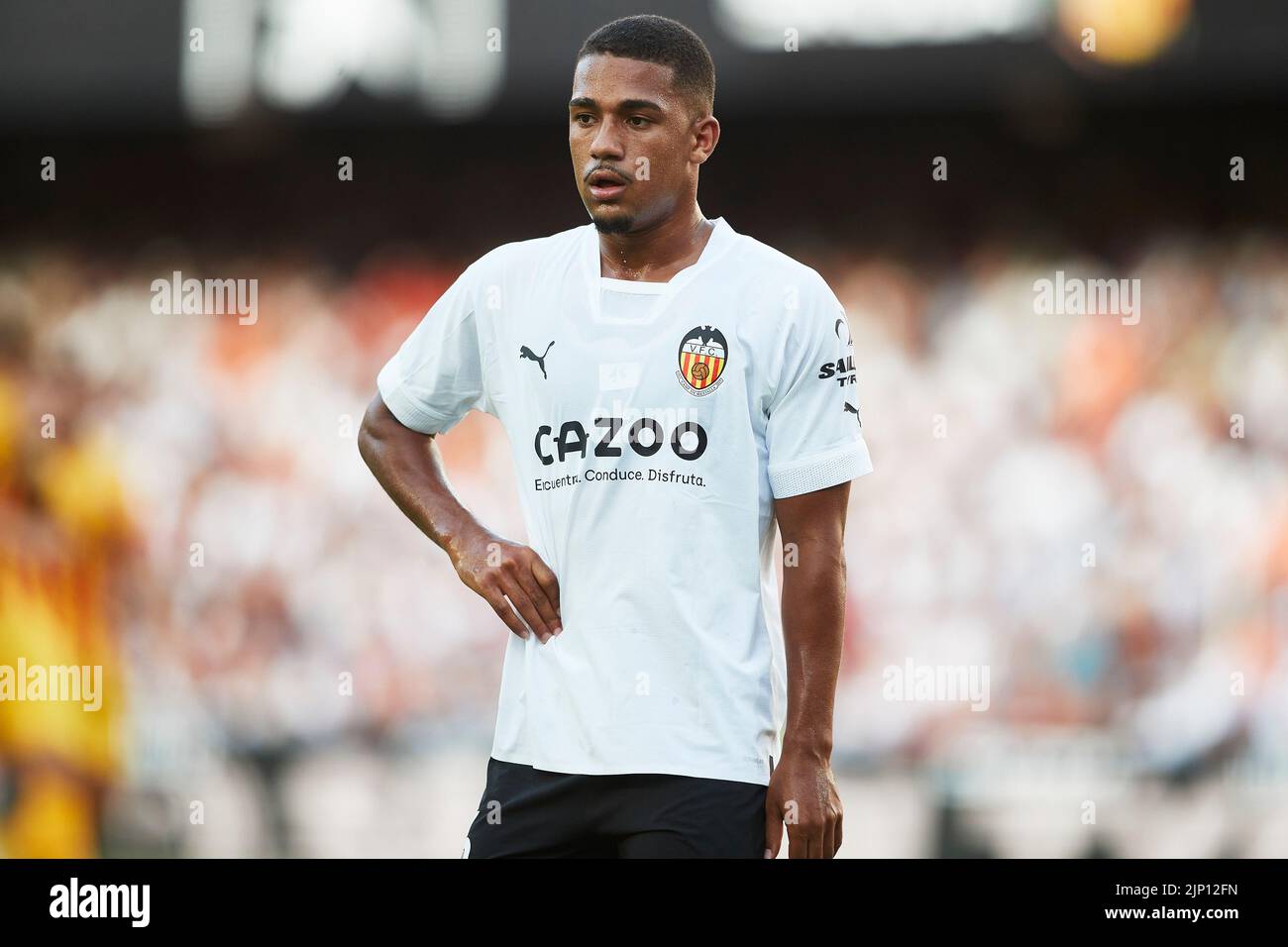 Samuel Dias Lino of Valencia CF Stock Photo - Alamy