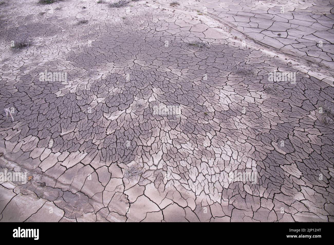 Beautiful texture of cracks in a mud volcano Stock Photo - Alamy