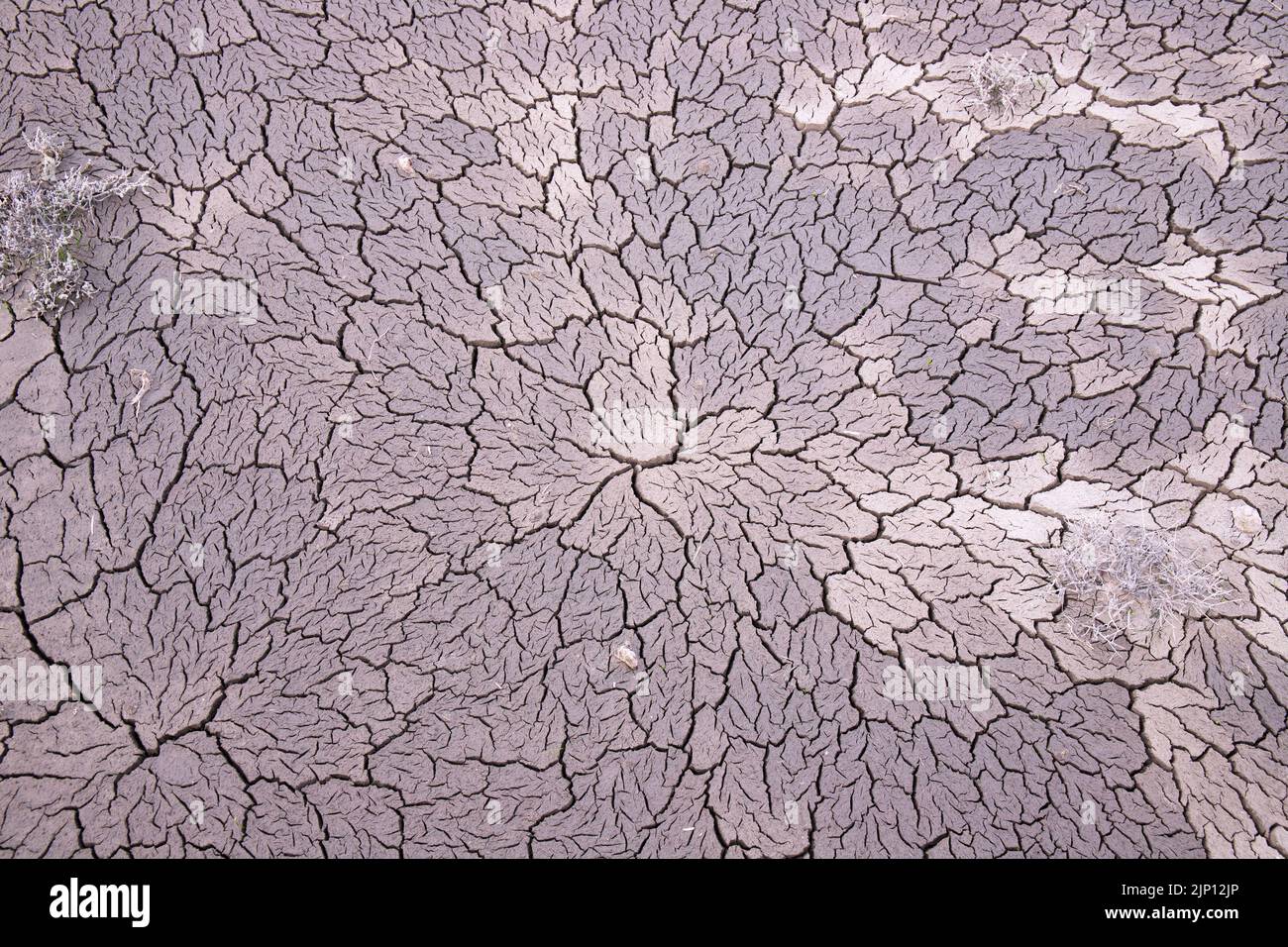Beautiful texture of cracks in a mud volcano Stock Photo - Alamy