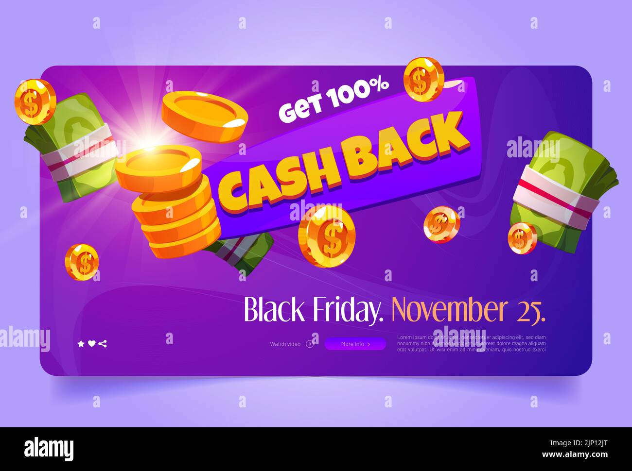 Cashback cartoon Stock Vector Images - Alamy