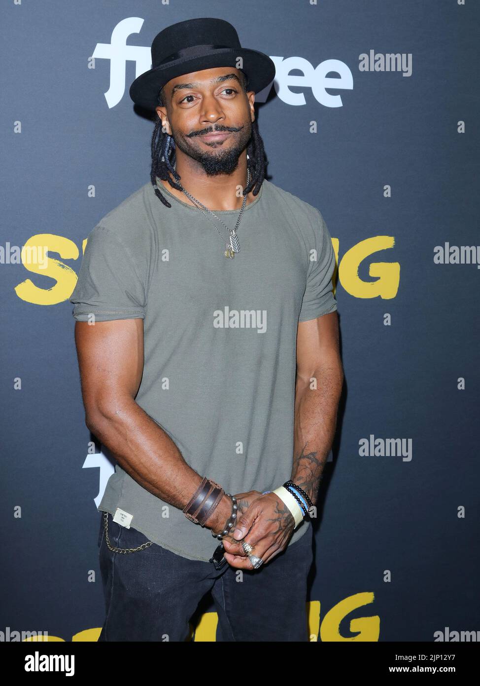 Marlon Webb arrives at The Red Carpet Premiere of Amazon SPRUNG held at ...