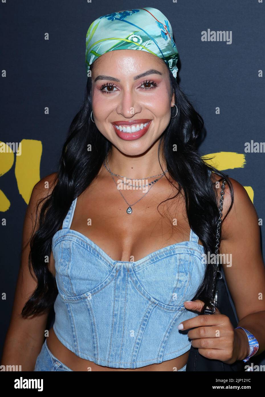 Evelyn Gonzalez arrives at The Red Carpet Premiere of Amazon SPRUNG held at The Hollywood ...