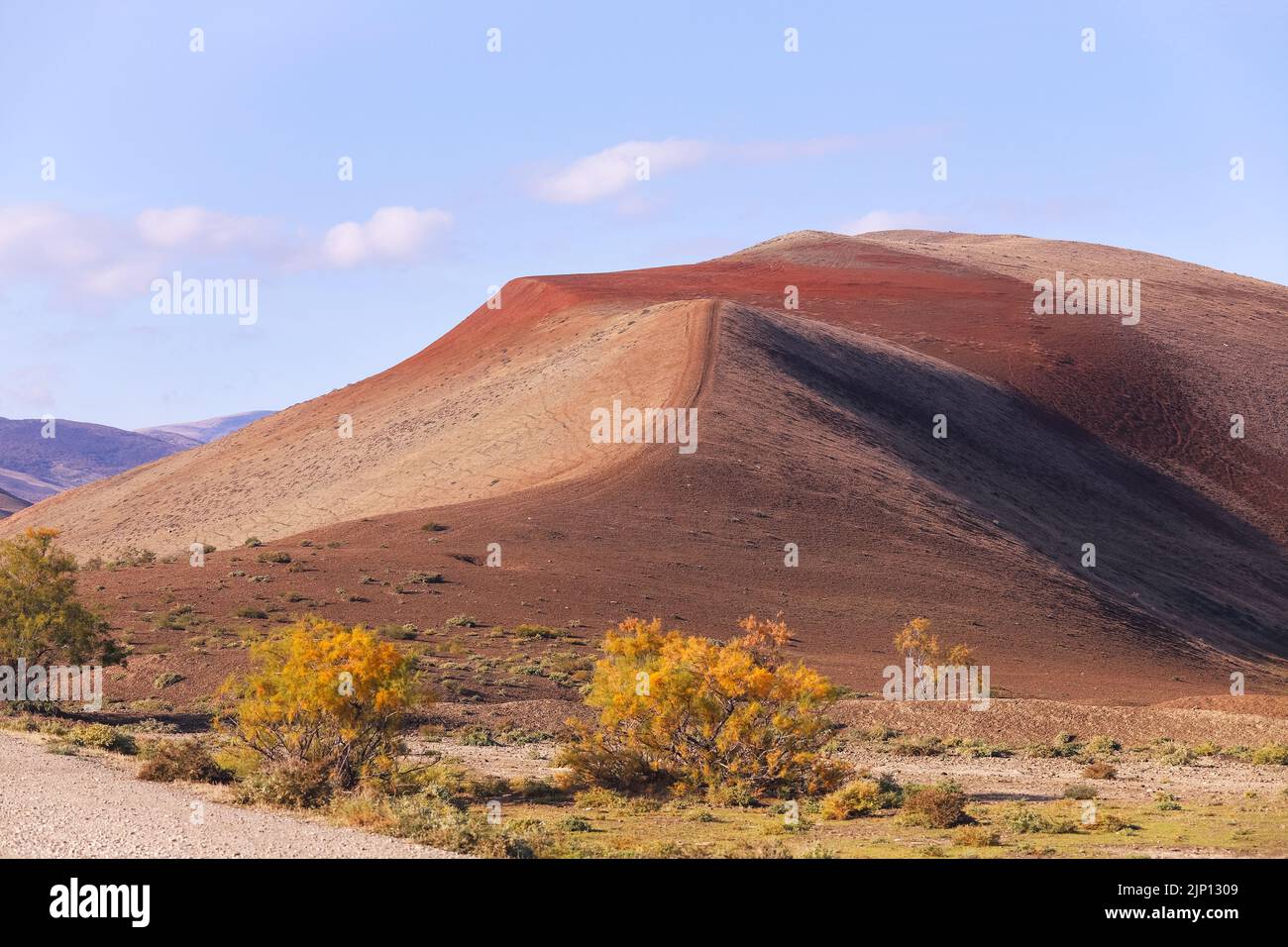 Beautiful autumn yellow trees in the Khizi mountains. Azerbaijan Stock ...