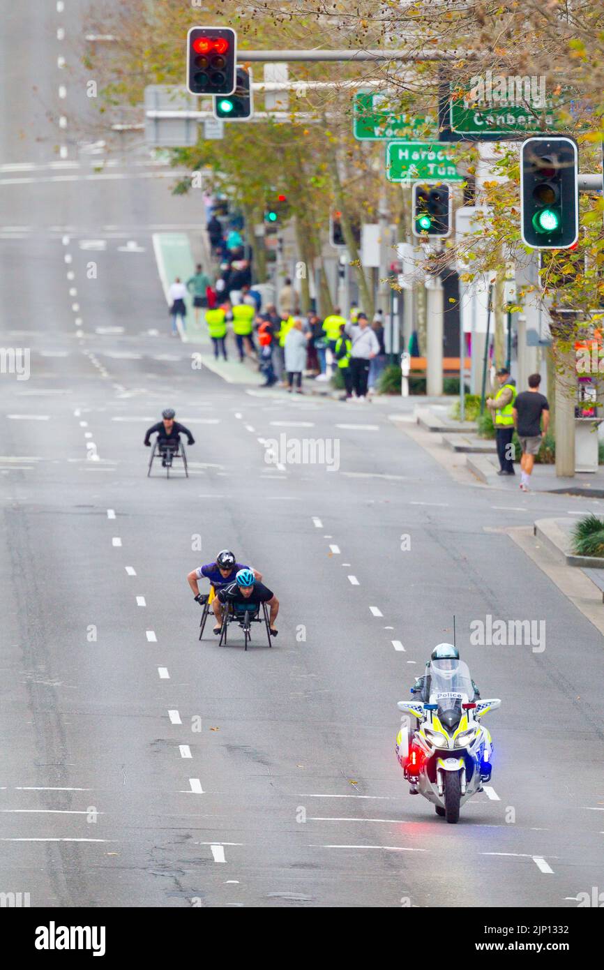 Elite Wheelchair racers Samuel Rizzo, Richard Colman and Jacqueline ...
