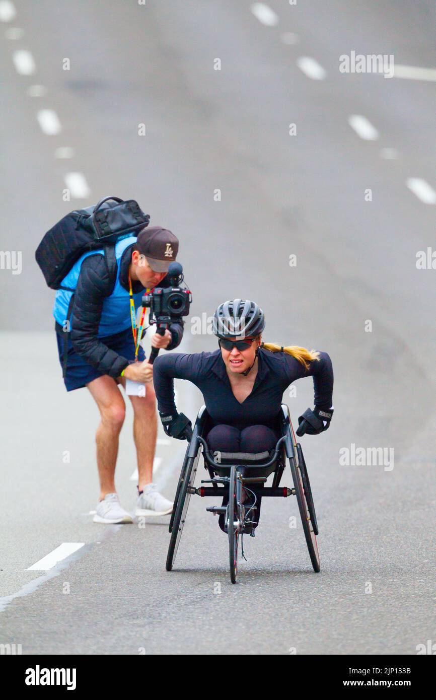 Elite Wheelchair category competitor Jacqueline Godfrey on William ...