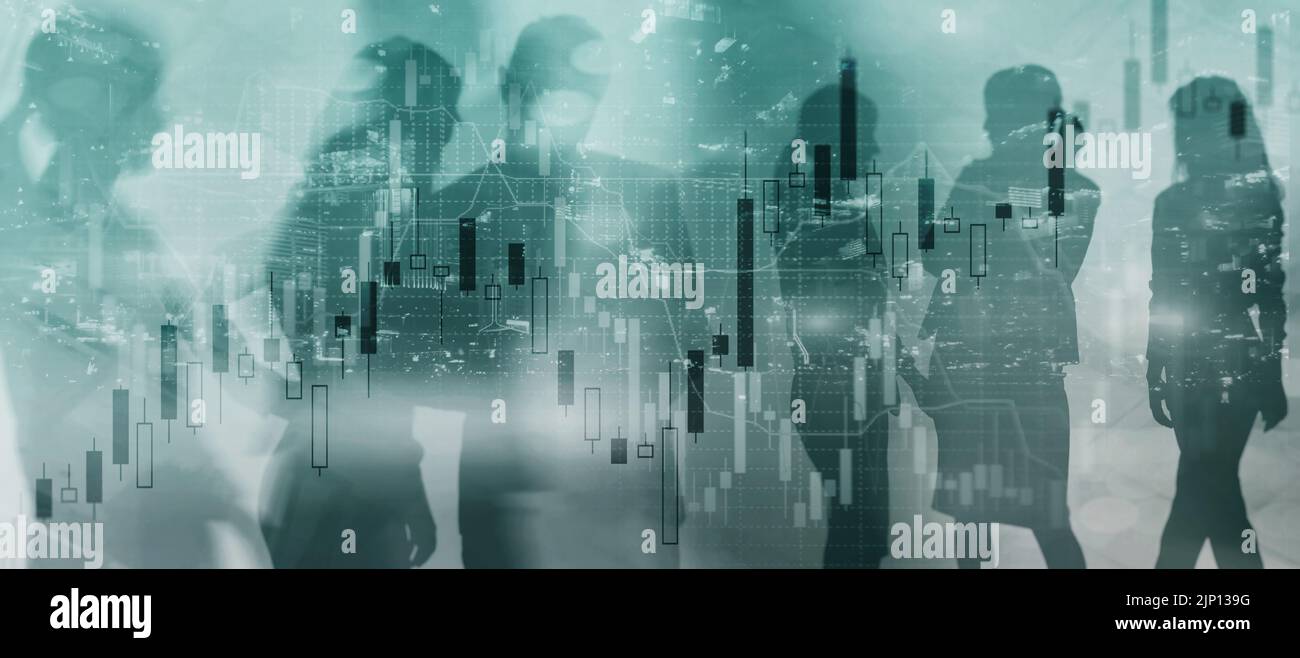 Stock market chart. Abstract background for presentation Stock Photo ...