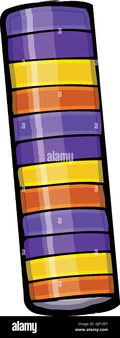 cartoon roll of hard candy discs Stock Vector Image & Art - Alamy