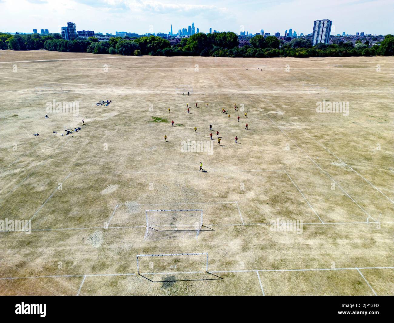Hackney marshes football pitches london hi-res stock photography and ...